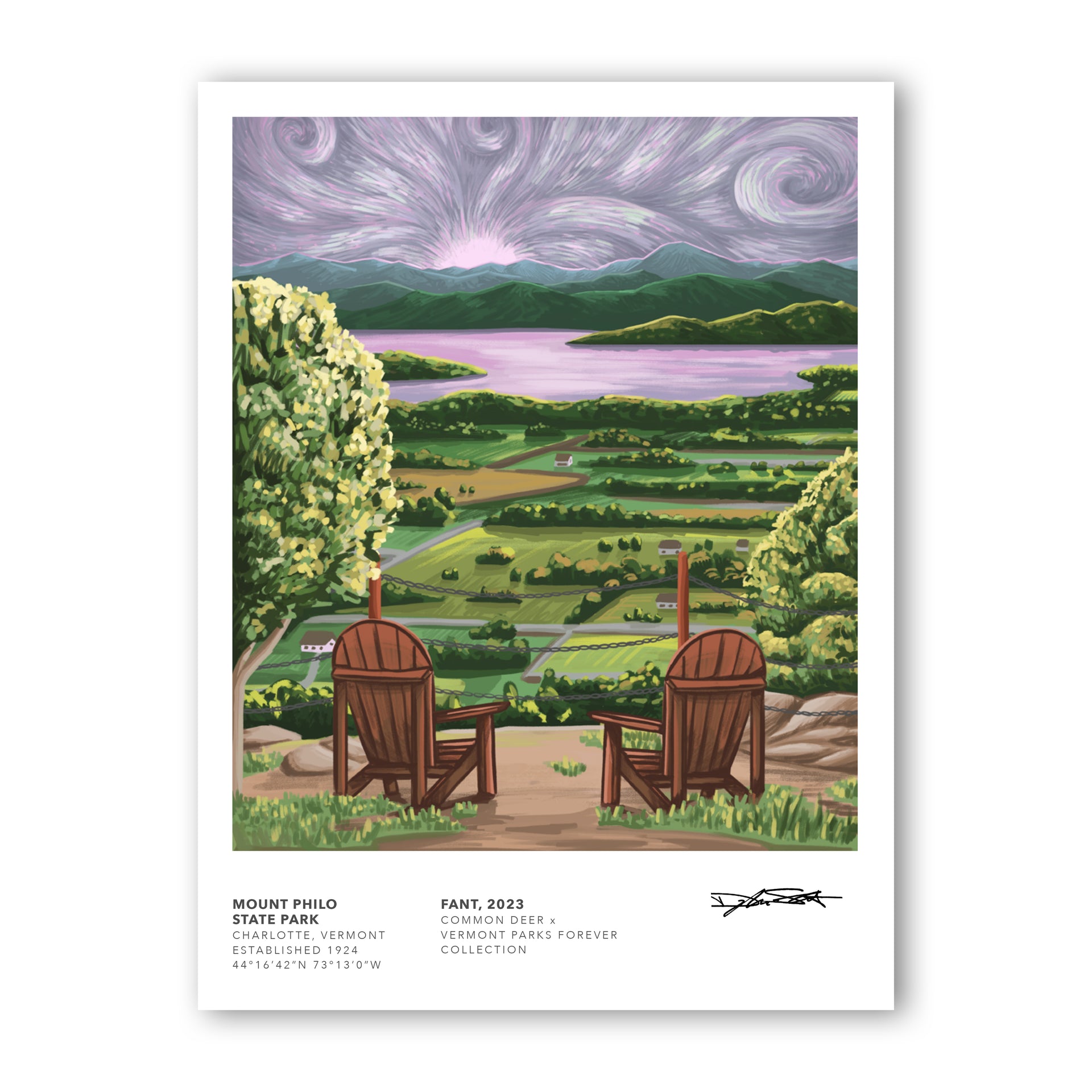 Vermont Parks Collection Print: Mount Philo State Park, Dylan Fant, 12 ...