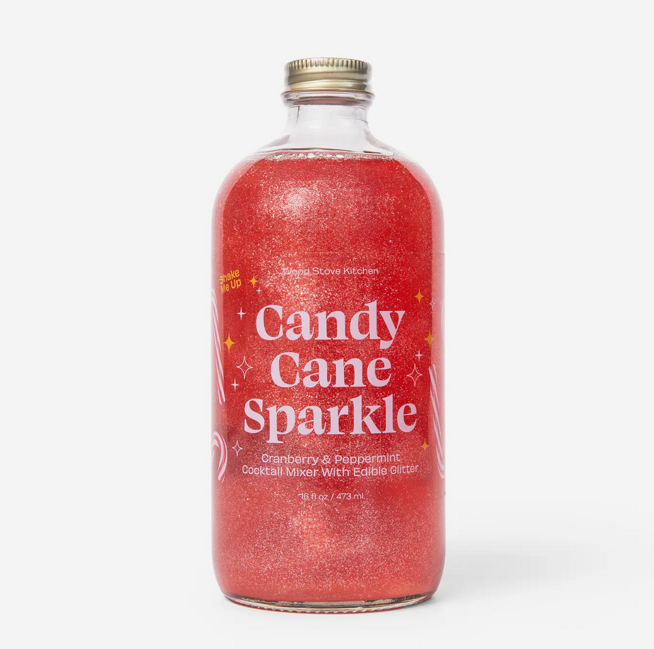 Candy Cane Sparkle Cocktail Mixer - 16oz - Common Deer