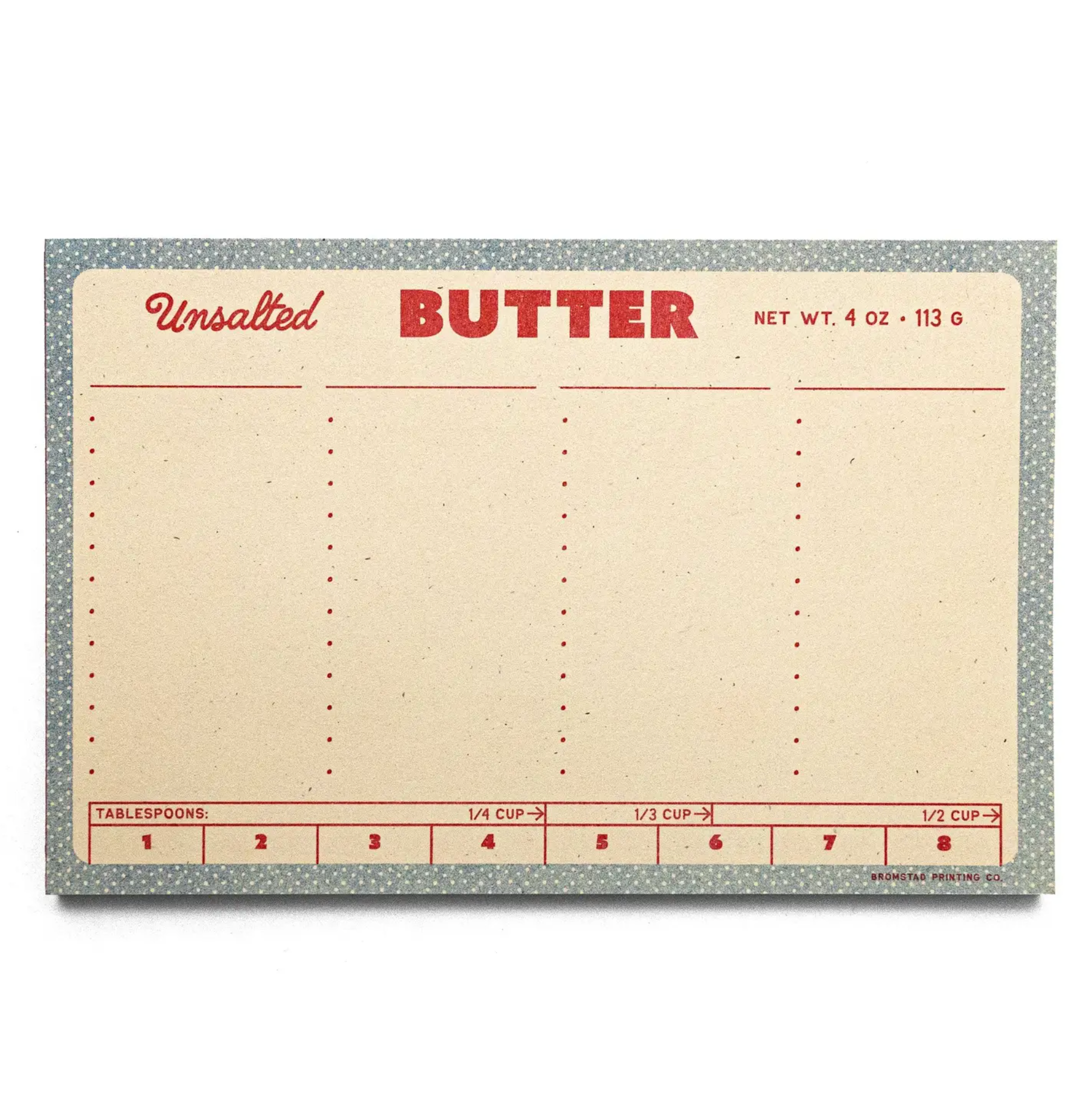 Butter Notepad - Common Deer