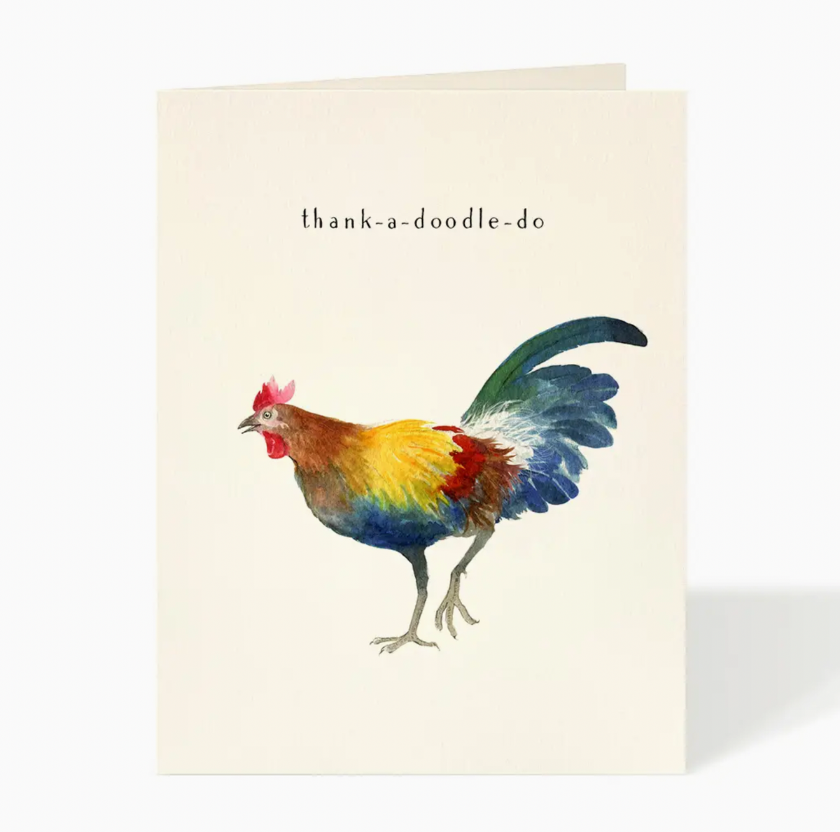 italian rooster thank you card - FD1 – Common Deer