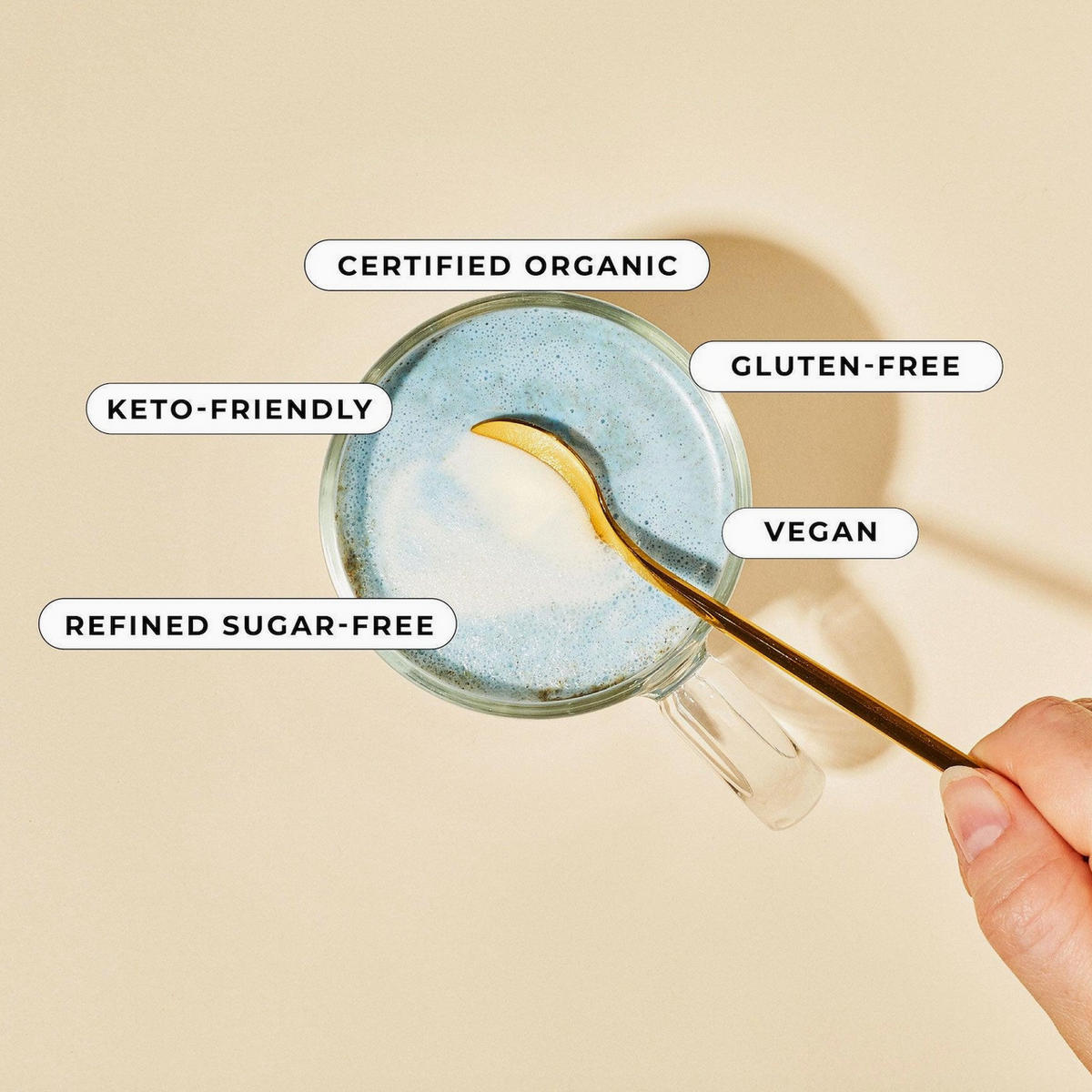 Superfood Latte Powder - Blue Lavender – Common Deer