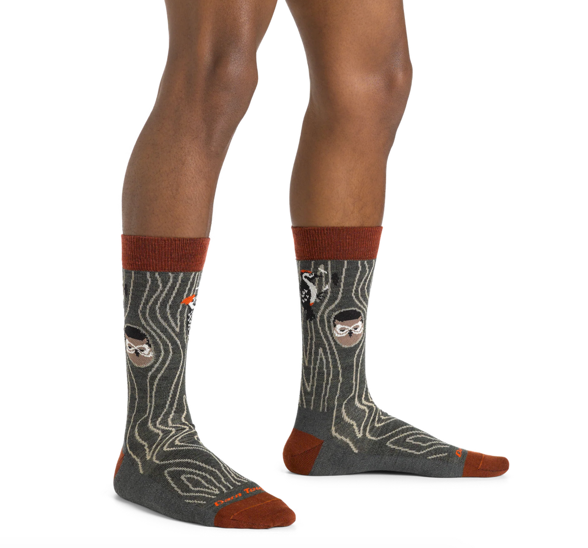 Darn Tough Men's Woody Woodpecker Crew Sock - Forest 6111 – Common Deer