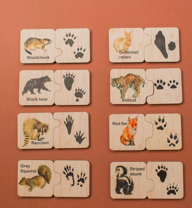 Printable Squirrel Track