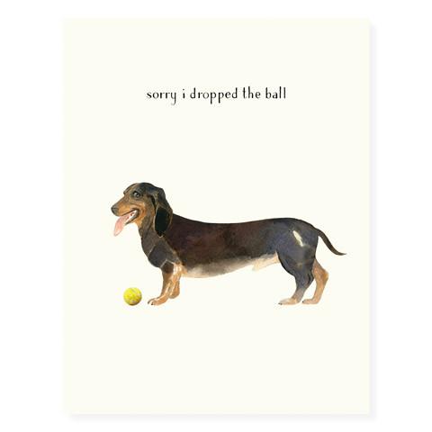 Sorry I Dropped the Ball Card FD3 Common Deer